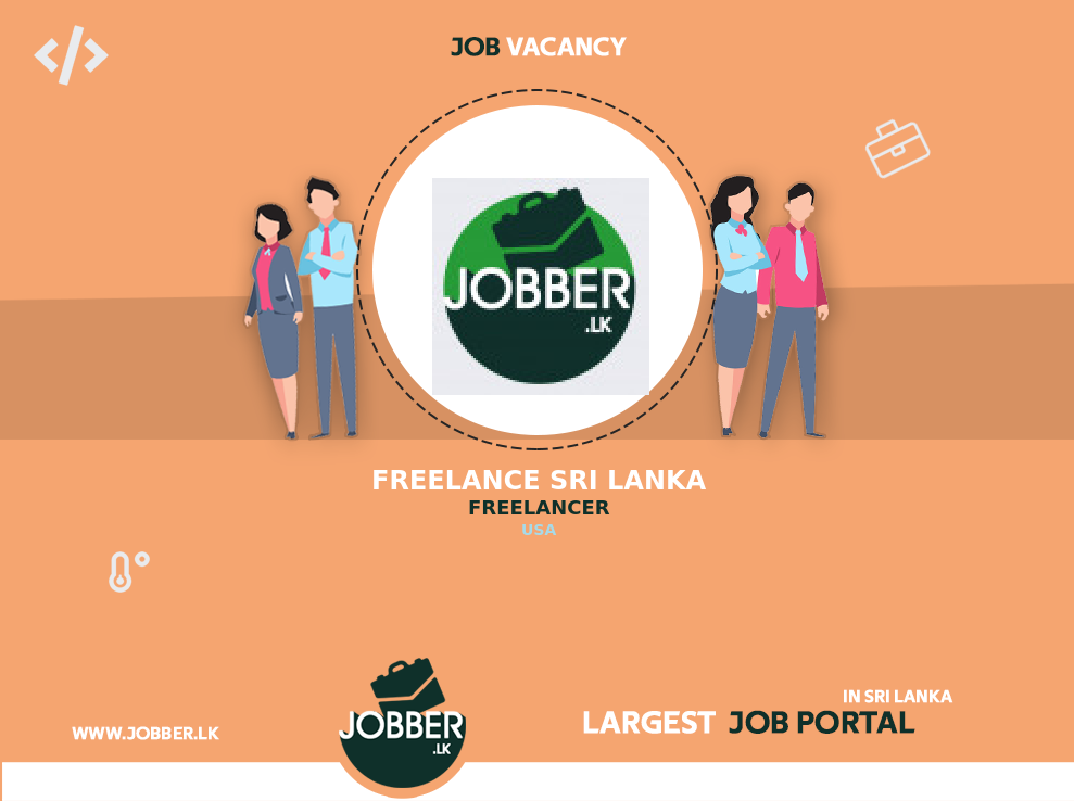 freelance Sri Lanka job from freelancer in USA, Sri Lanka - JOBBER.lk