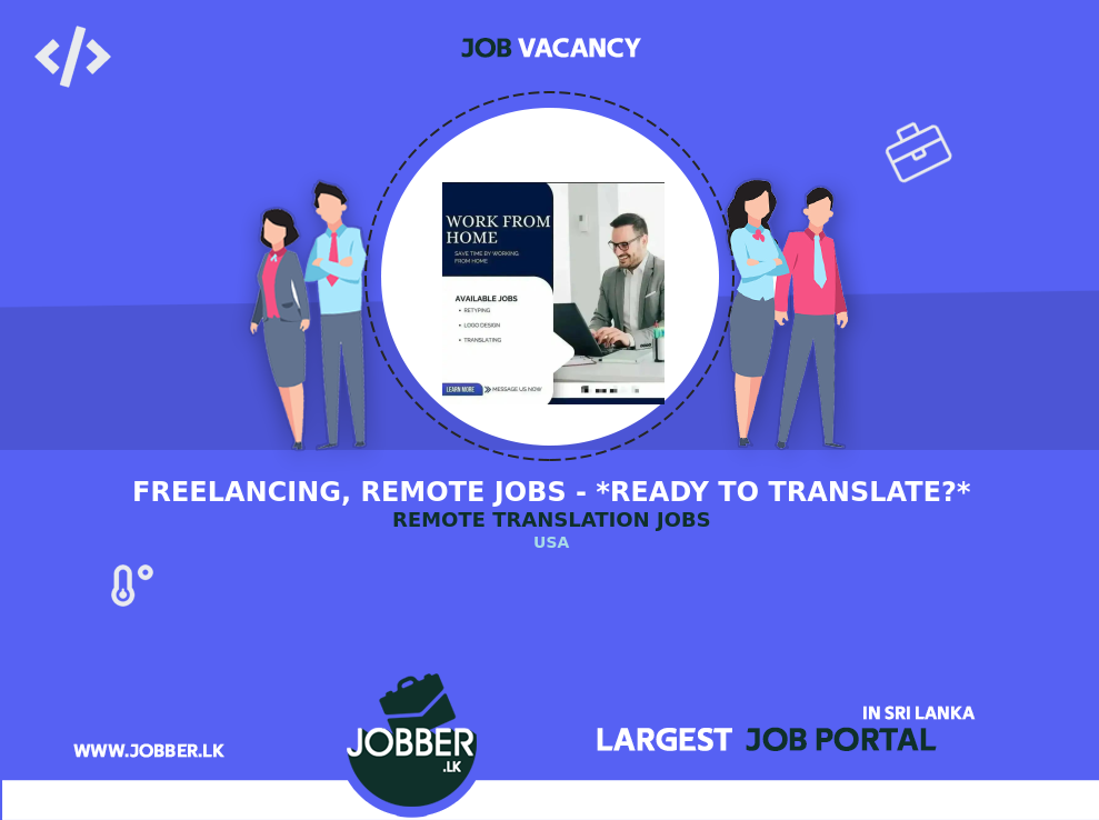 Freelancing, Remote Jobs - *Ready to translate?* job from REMOTE ...