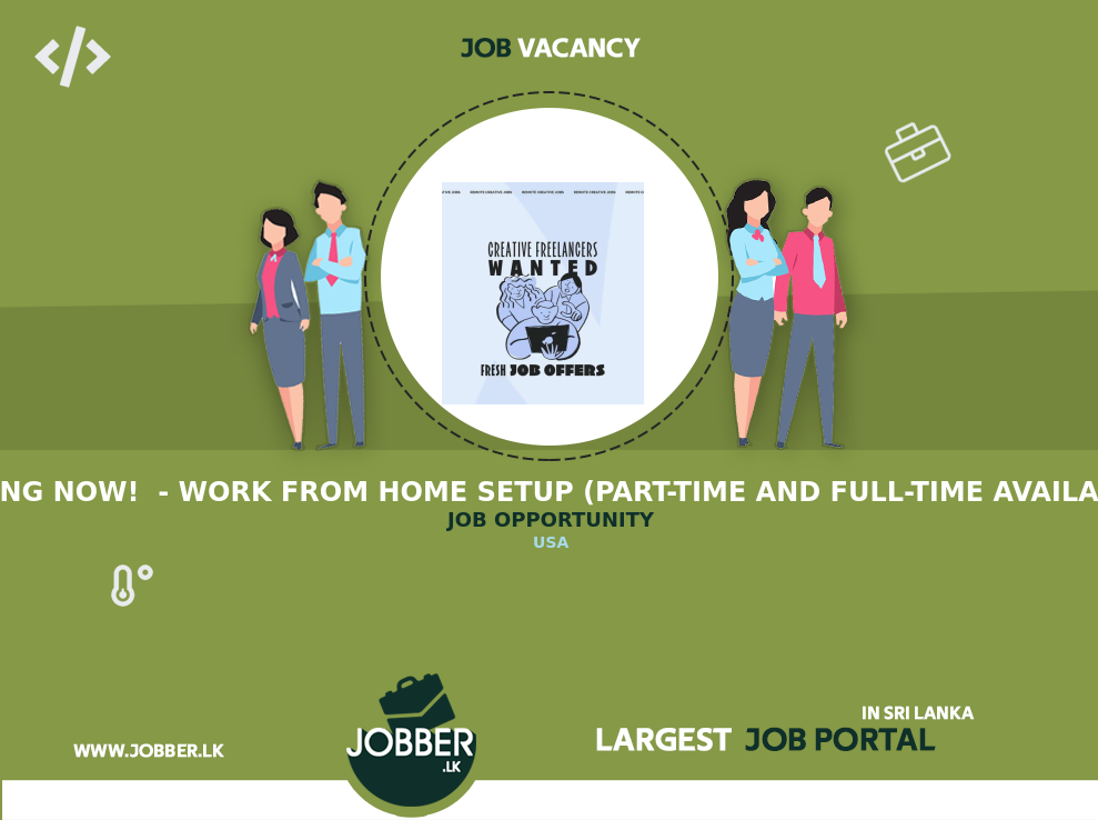 HIRING NOW! - Work from Home Setup (Part-time and Full-time Available ...