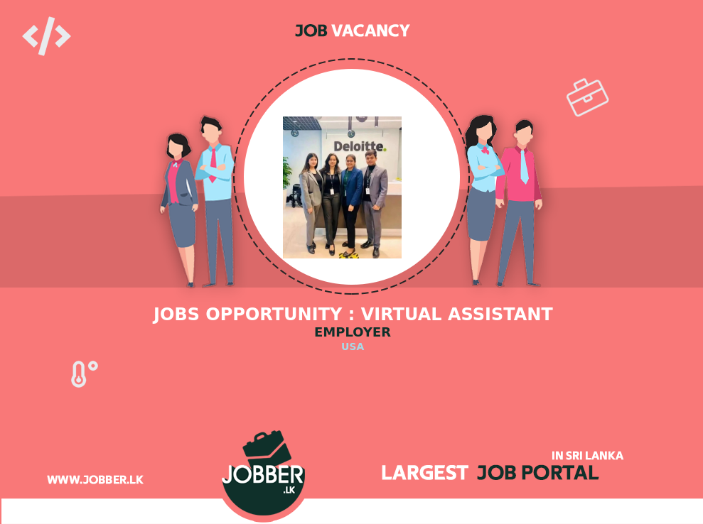 Jobs opportunity : Virtual Assistant job from Employer in USA, Sri ...