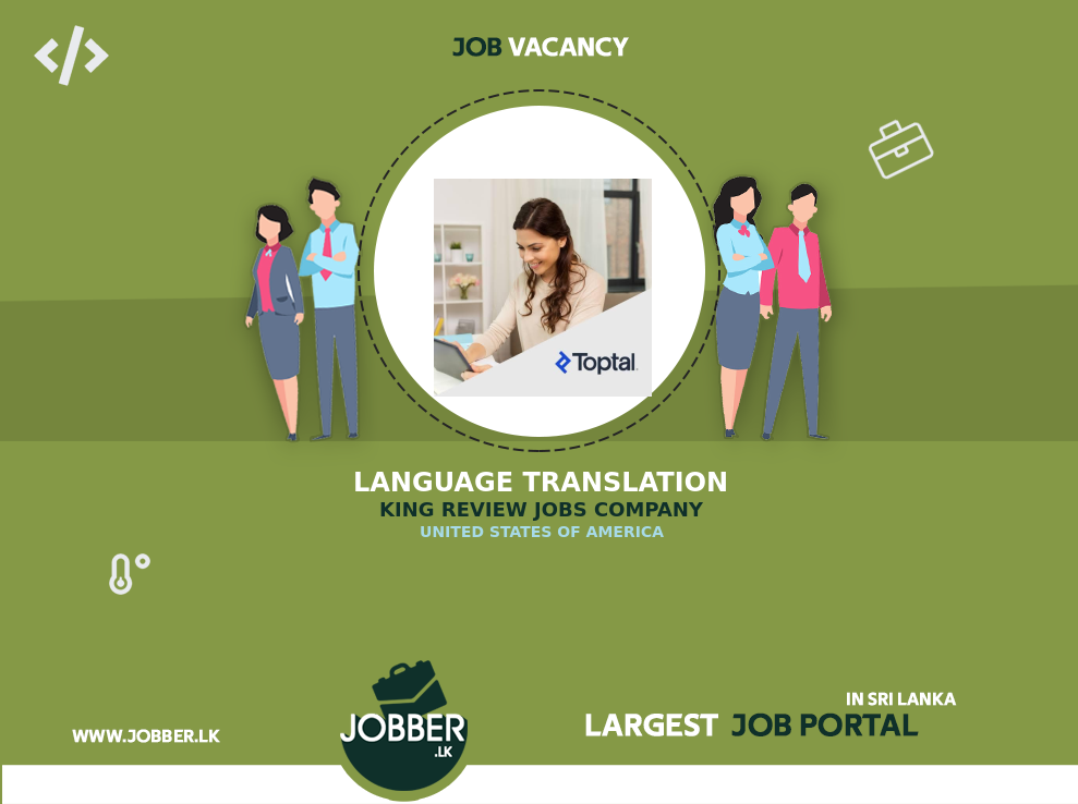 Language translation job from king review jobs company in United States ...