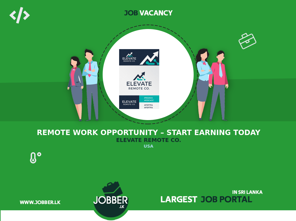 Remote Work Opportunity – Start Earning Today job from Elevate Remote ...