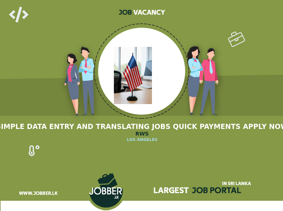 Simple data entry and translating jobs quick payments Apply NOW job ...