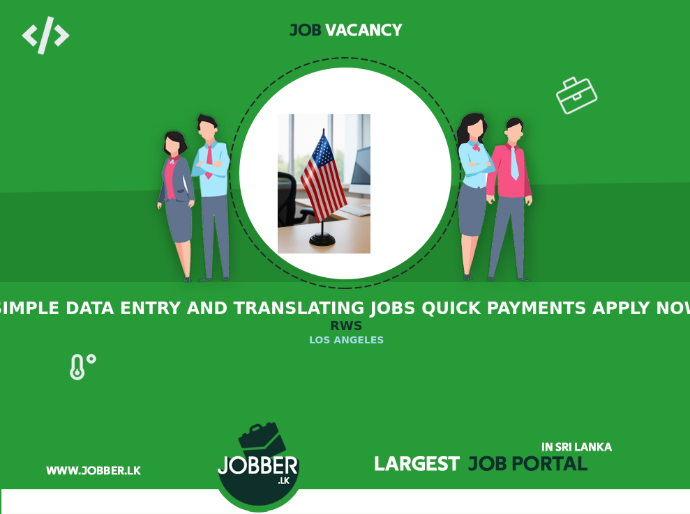 Simple data entry and translating jobs quick payments Apply NOW job ...
