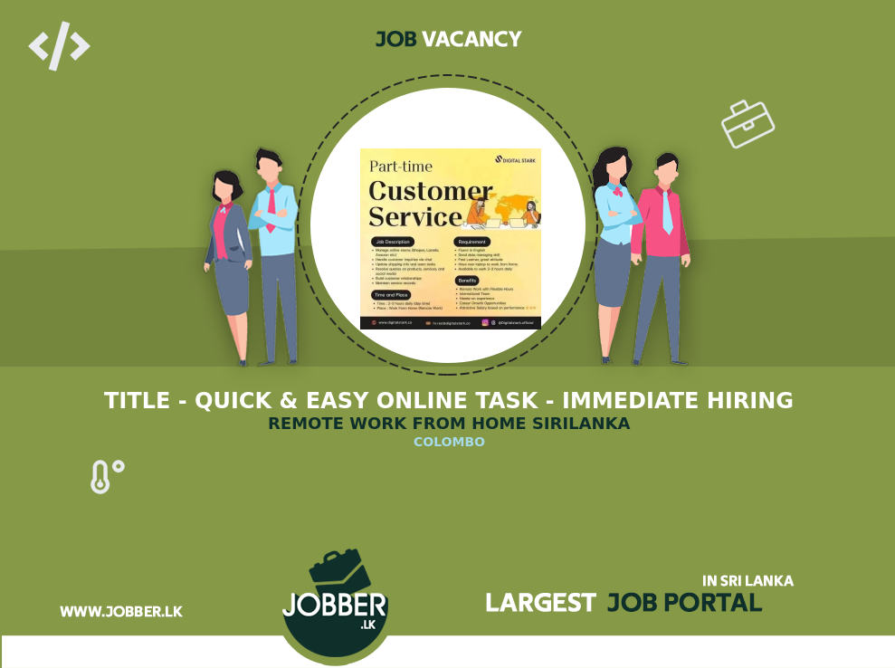 Title - Quick & Easy Online Task - Immediate Hiring job from Remote ...