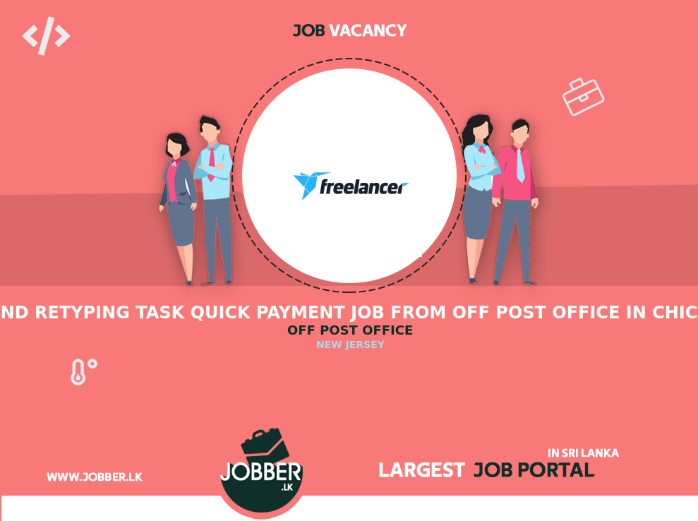 Translation and Retyping Task Quick Payment job from OFF POST OFFICE in ...