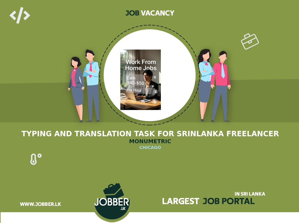 Typing and Translation task for Srinlanka Freelancer job from ...