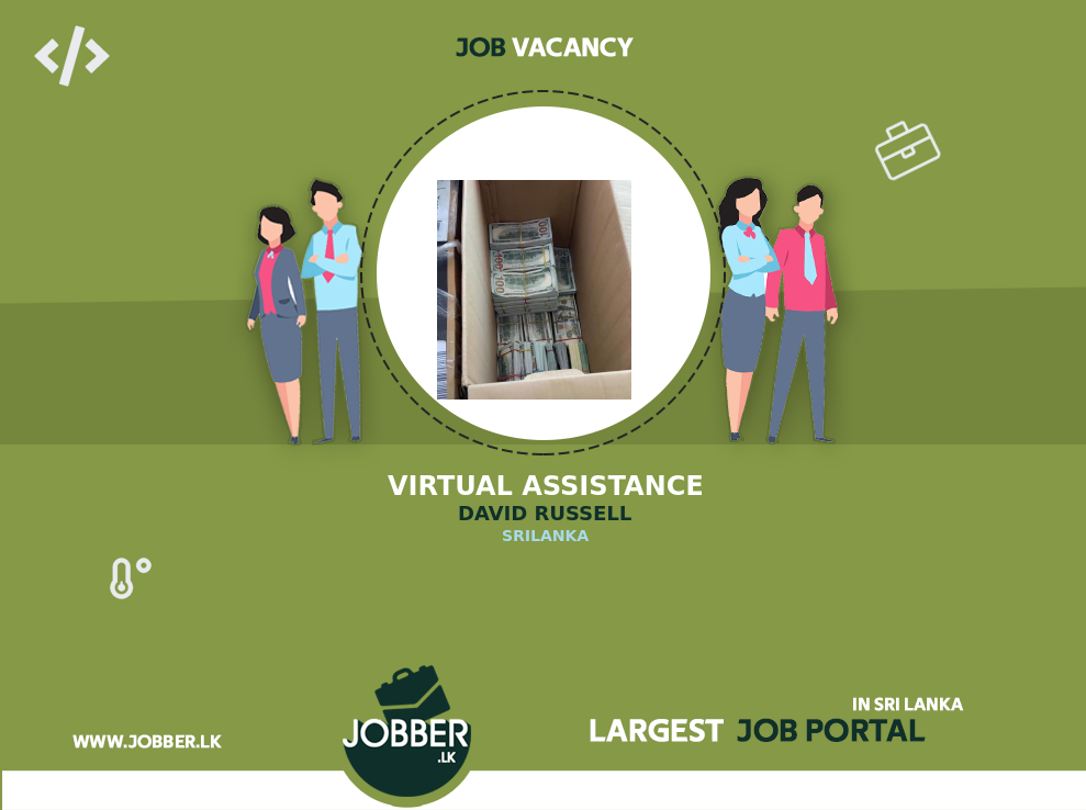 Virtual Assistance job from David RUSSELL in Srilanka, Sri Lanka ...